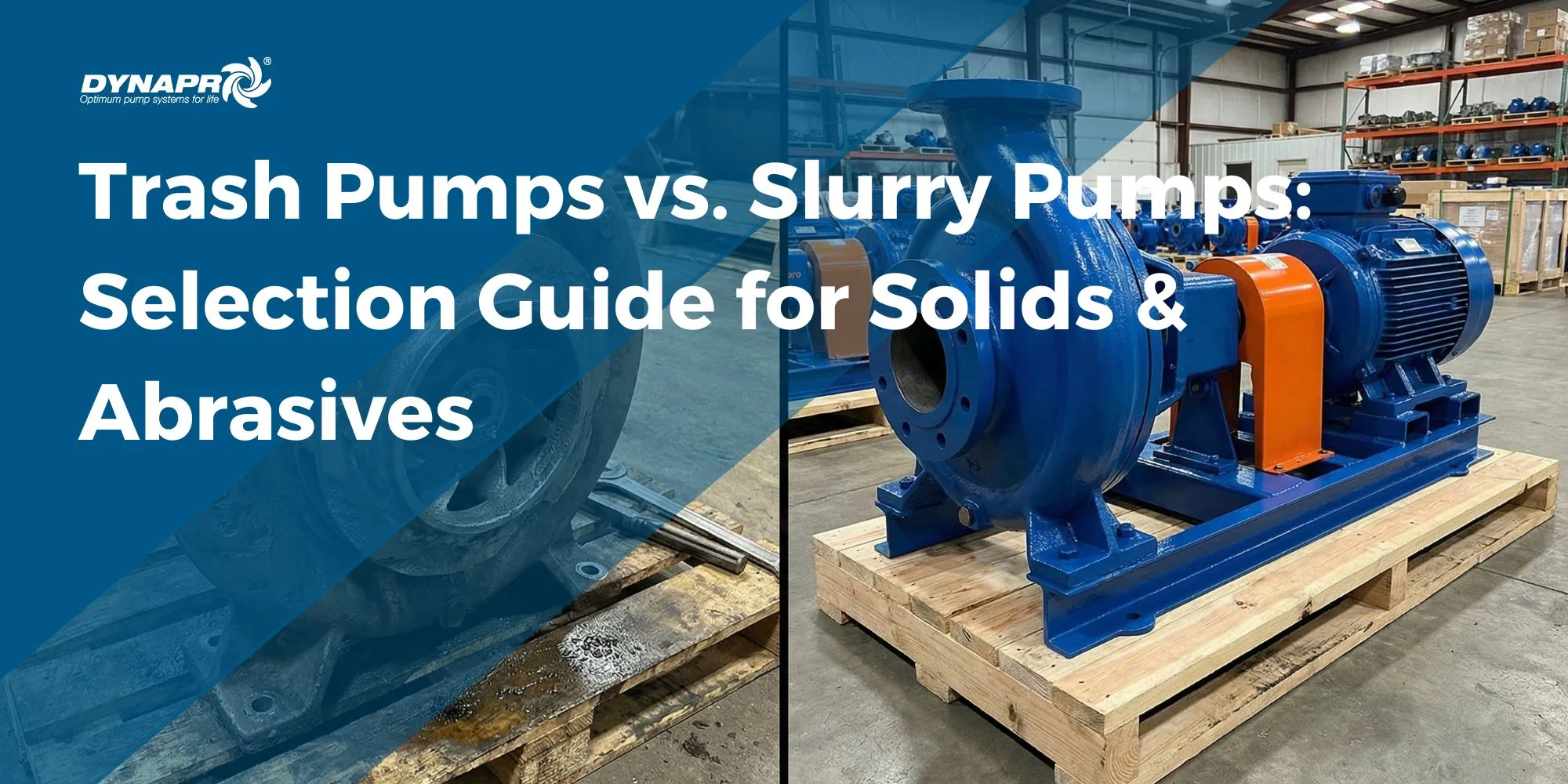 Trash Pumps vs. Slurry Pumps: Selection Matrix & Guide